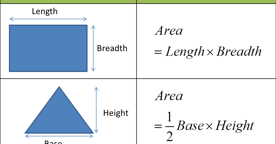 Measurement of Area | PMR Science Revision Notes