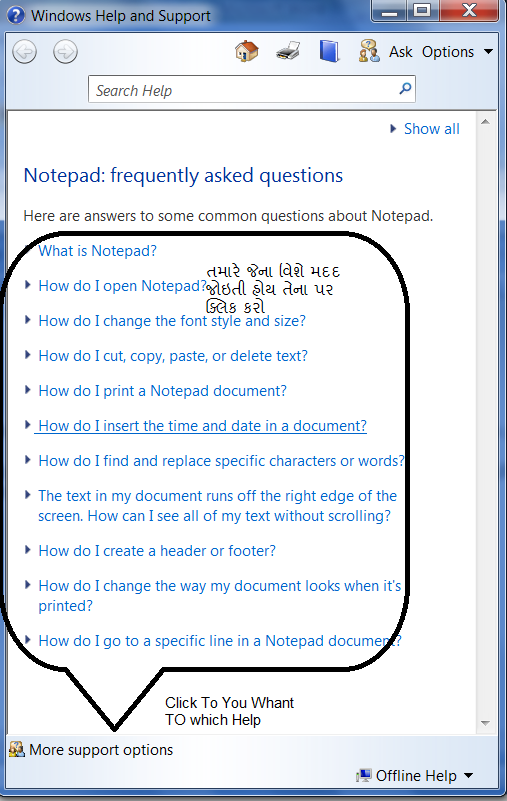 Information Tecnology: Notepad Menu