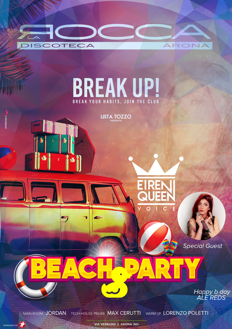 Discoteca La Rocca Gold: Break Up! @ La Rocca - Beach Party