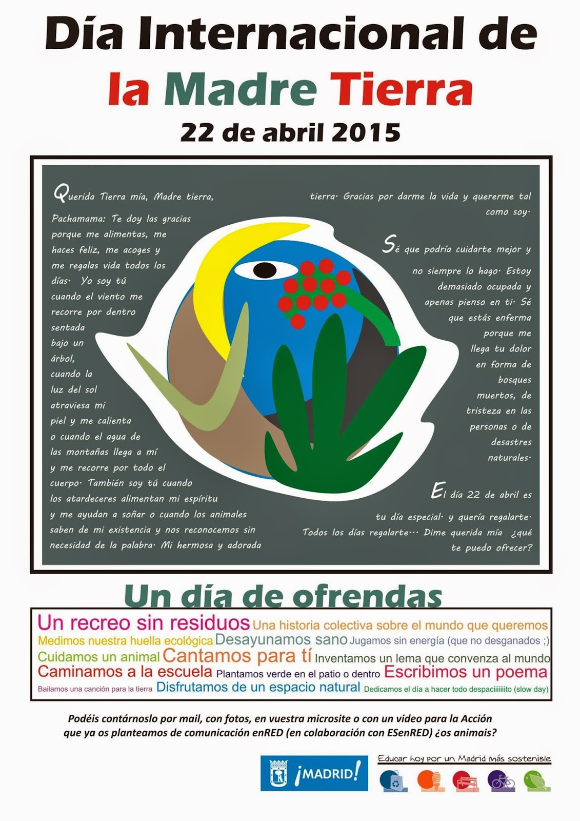 22 de abril: Día de la Tierra ~ Las TIC en el Colón