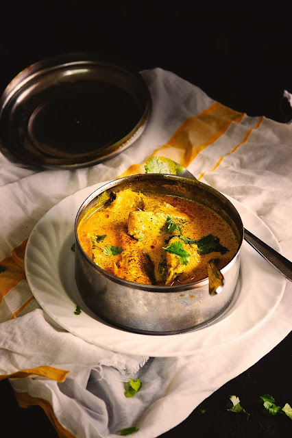 Sorshe Diye Bhapa Maach / Bengali Style Steamed Fish with Mustard Paste