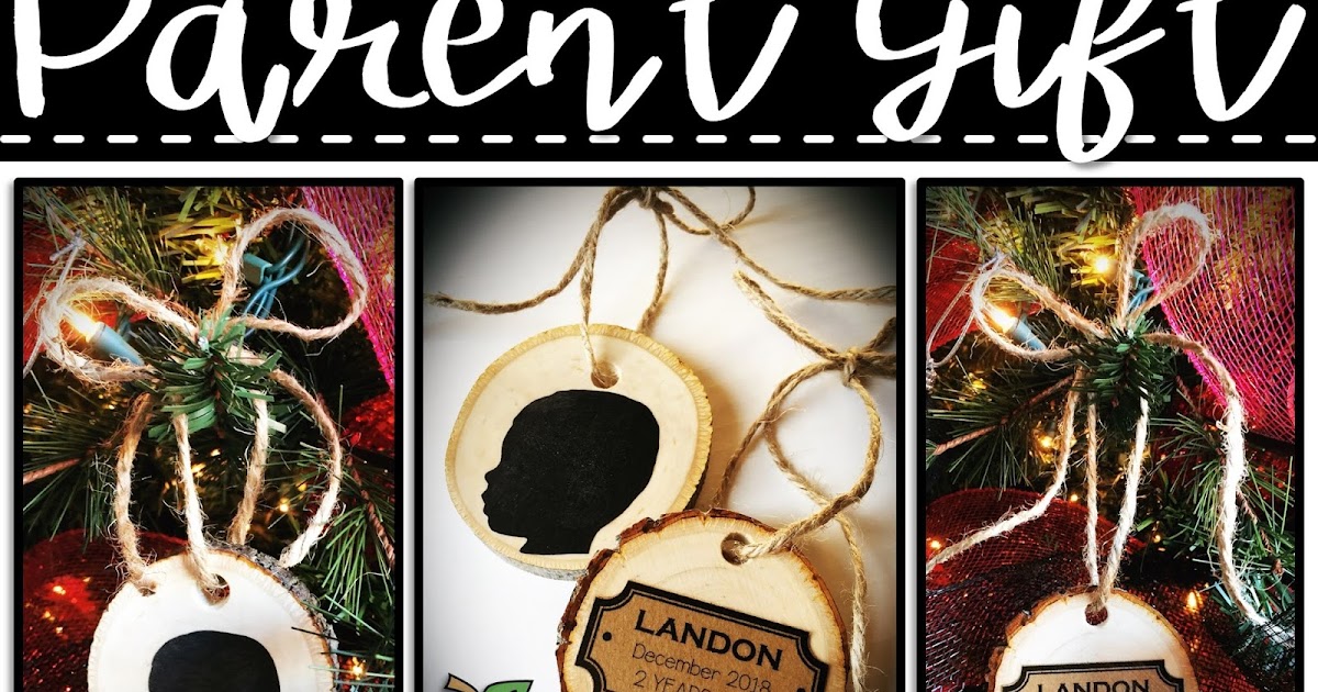 Teaching With Terhune: SILHOUETTE CHRISTMAS ORNAMENT PARENT GIFT