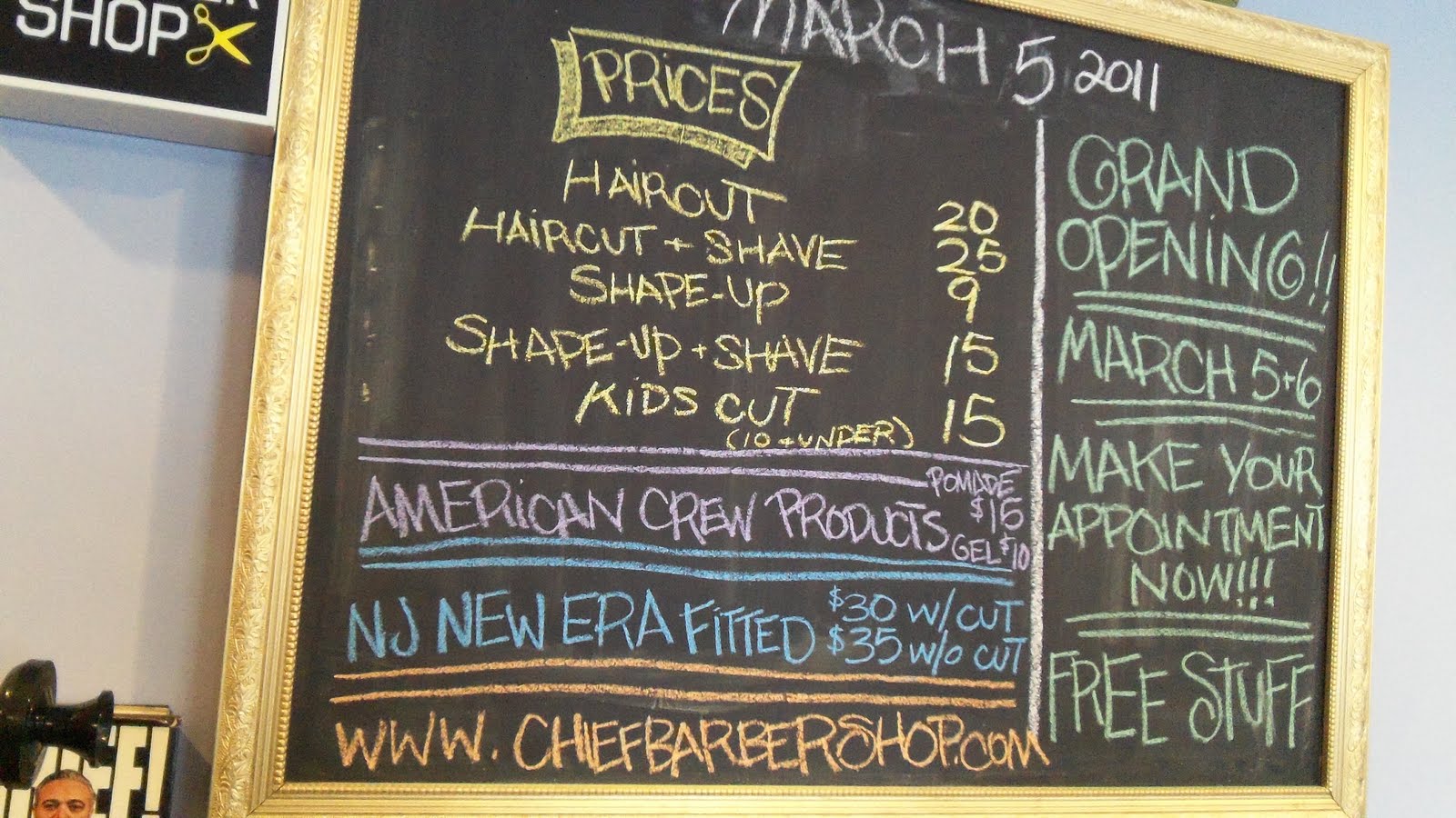 Adventure Is Worthwhile: Chief Barber Shop: Grand Opening pt. 1