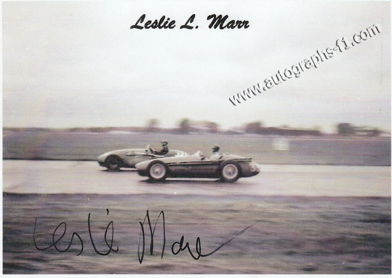 Autographs-F1: Leslie MARR
