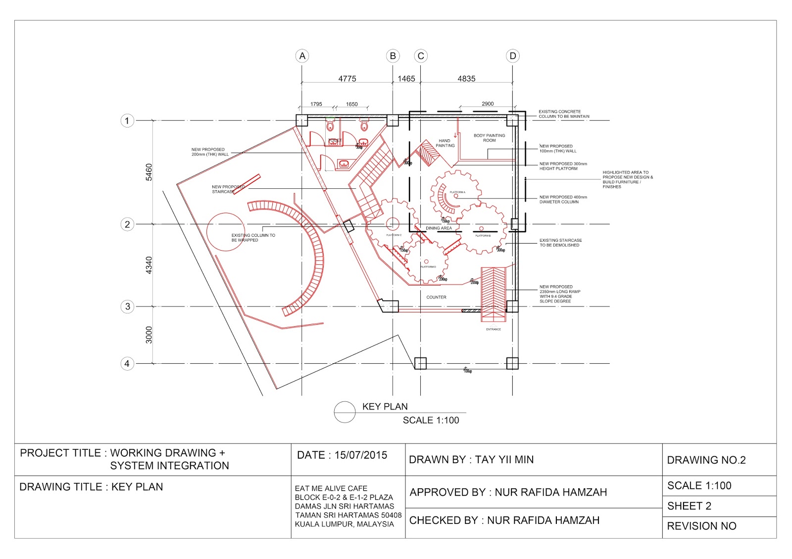 Yii Min_In.Design: Working drawing