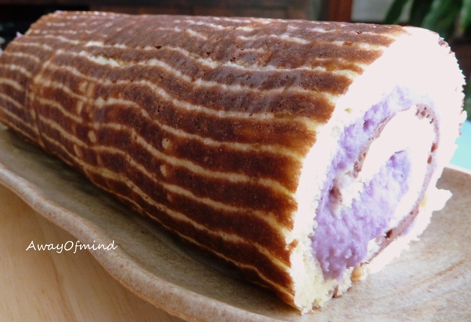 Awayofmind Bakery House: Chocolate Purple Sweet Potato Roulade