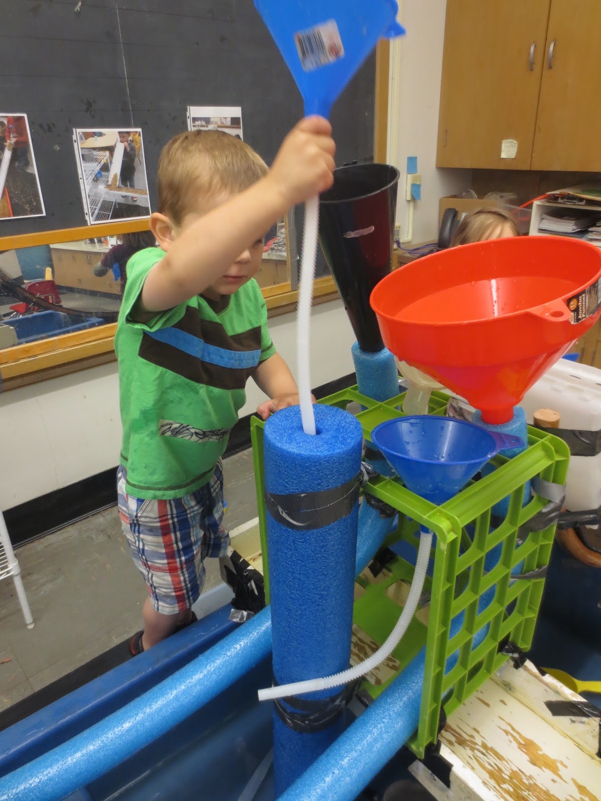 SAND AND WATER TABLES: Funnels