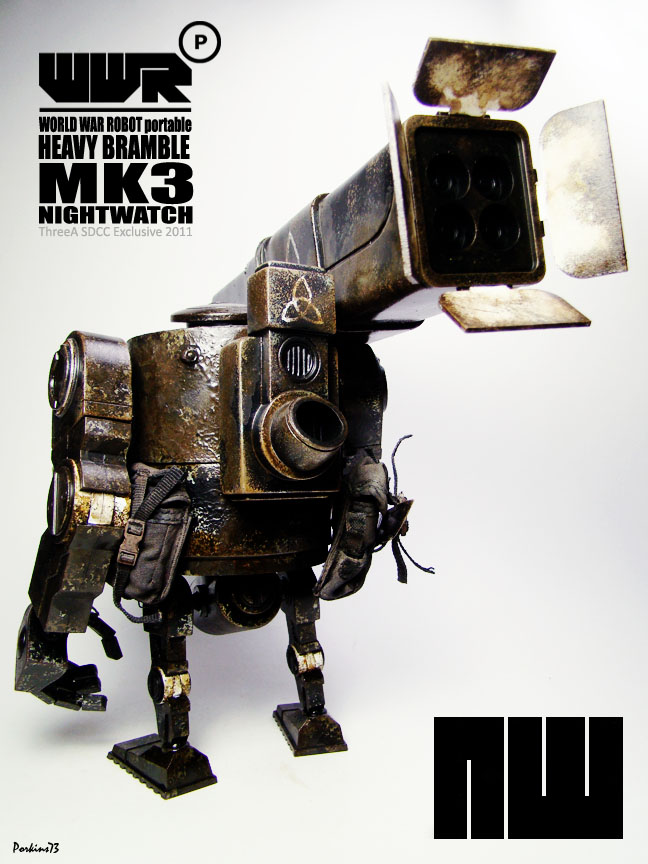 RED6: ThreeA 3A Ashley Wood WWRp NIGHTWATCH Heavy Bramble MK3