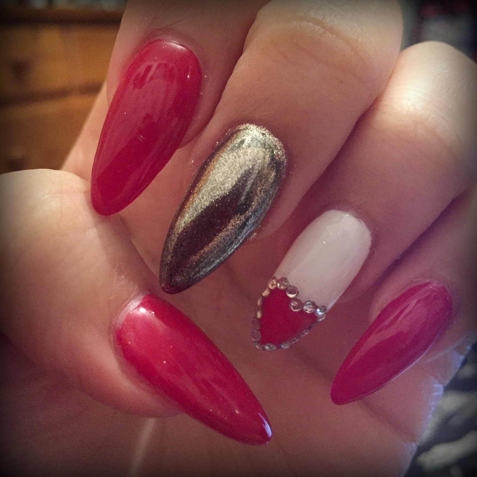 The Powderpuff Room: Valentines Nails - Revive Salon Northampton