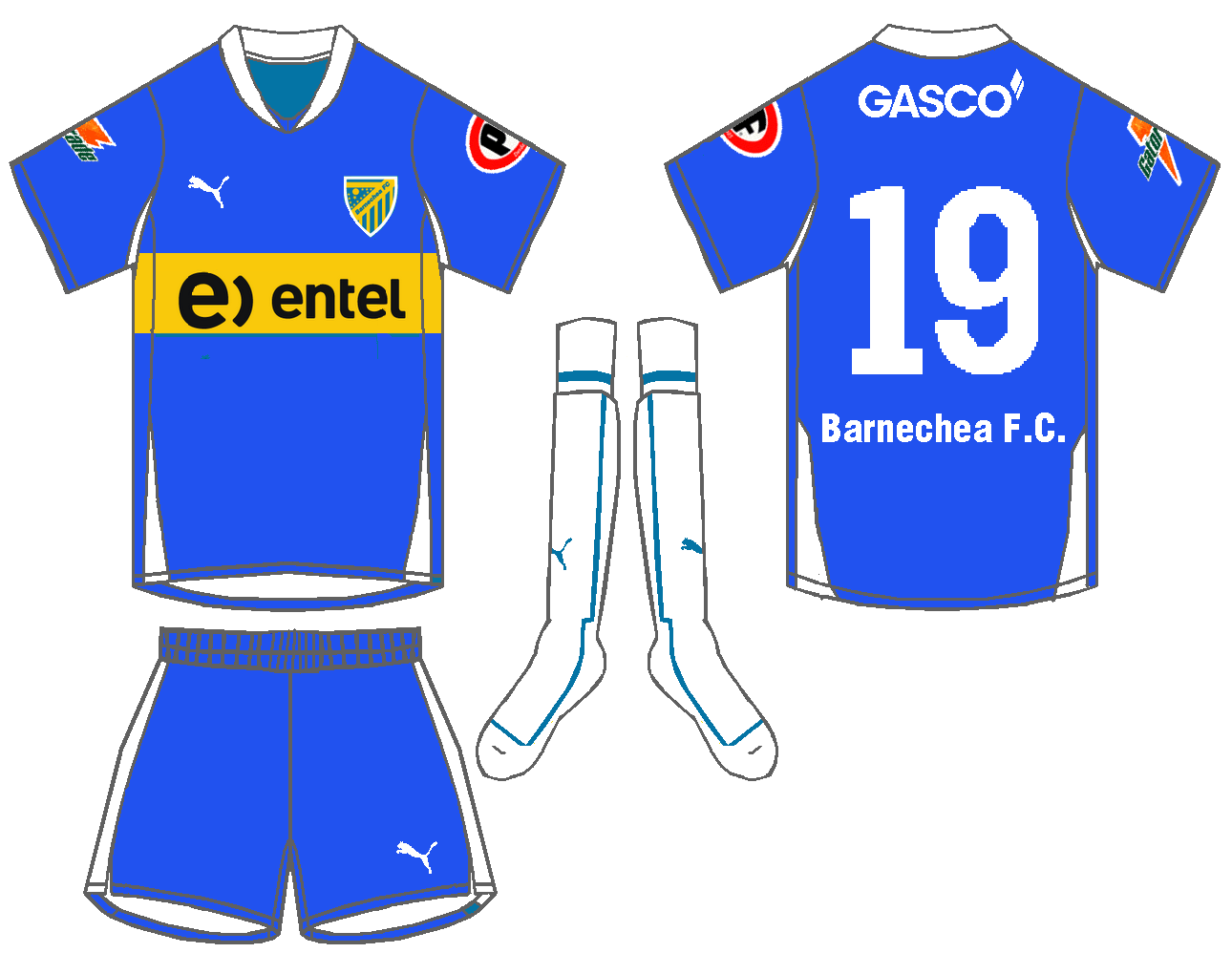 .. INDUMENTARIA DEPORTIVA: Barnechea FC, 2011-12 Puma