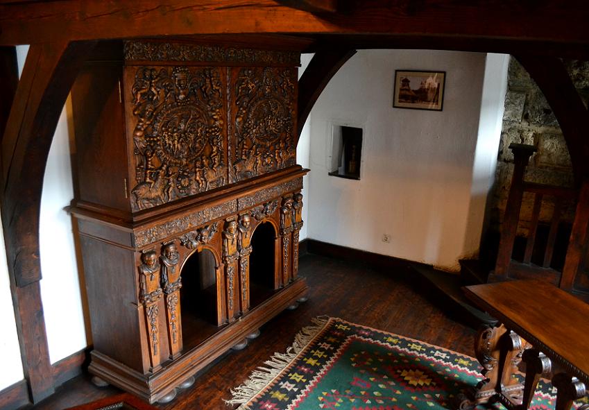 Poze din interiorul Castelul Bran (Brasov, Transilvania) -Salonul ...