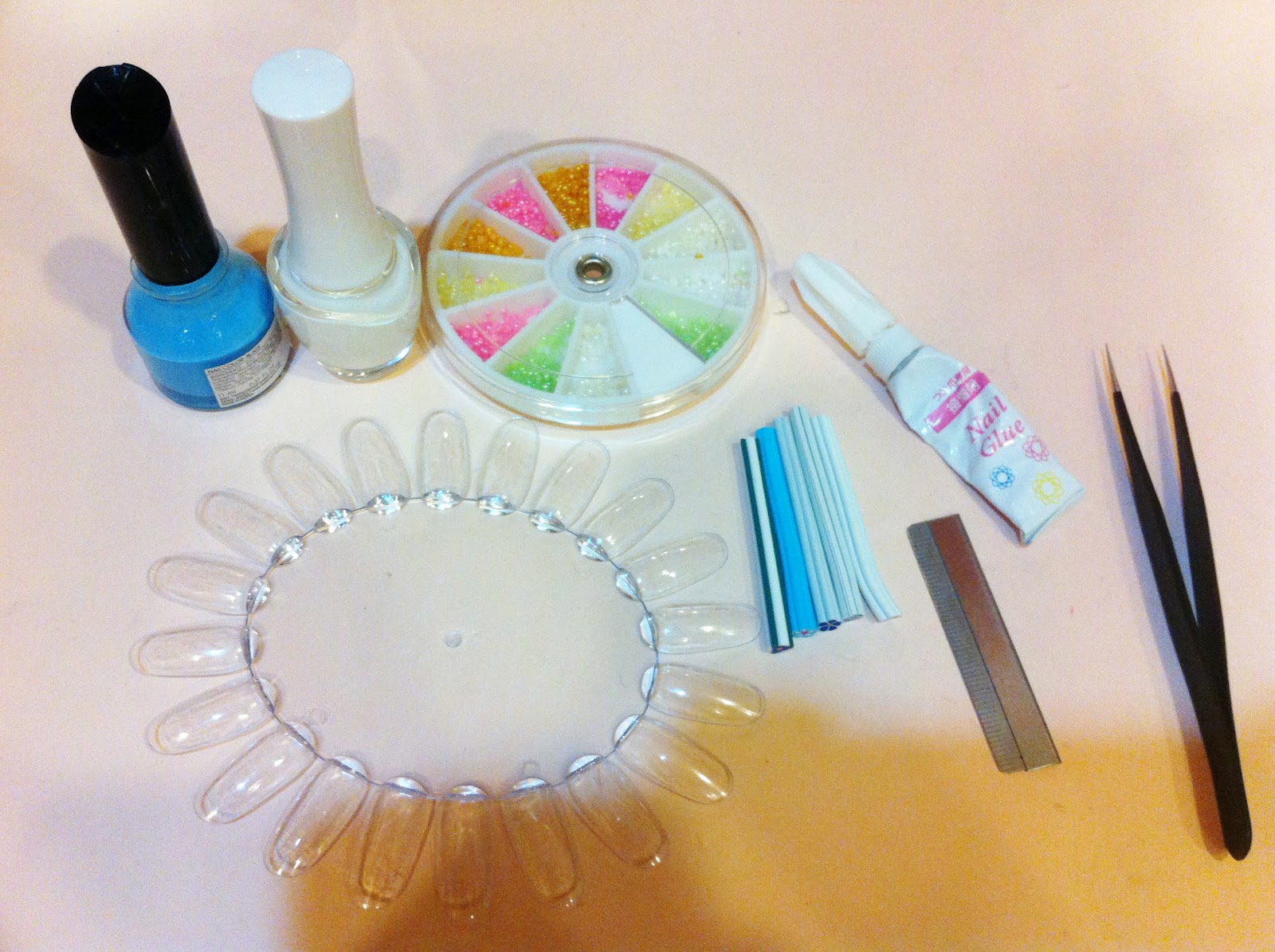 Mon's Nail: Fimo Canes