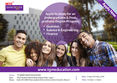 Into Manchester-Apply for your undergraduate & postgraduate degree now!!!