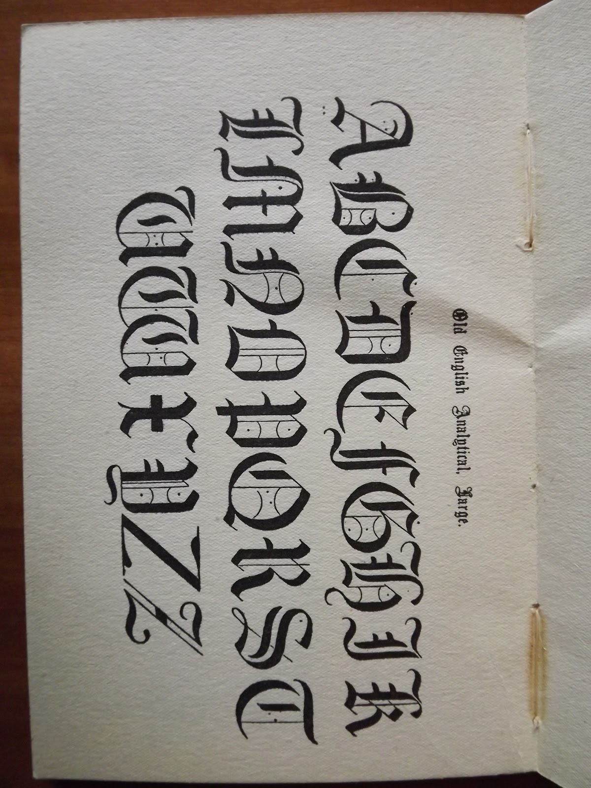 Hashed and Salted: Ticket And Sign Writers' Alphabets.