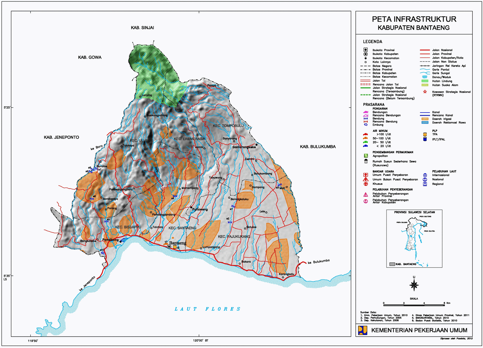 Peta Kabupaten Bantaeng