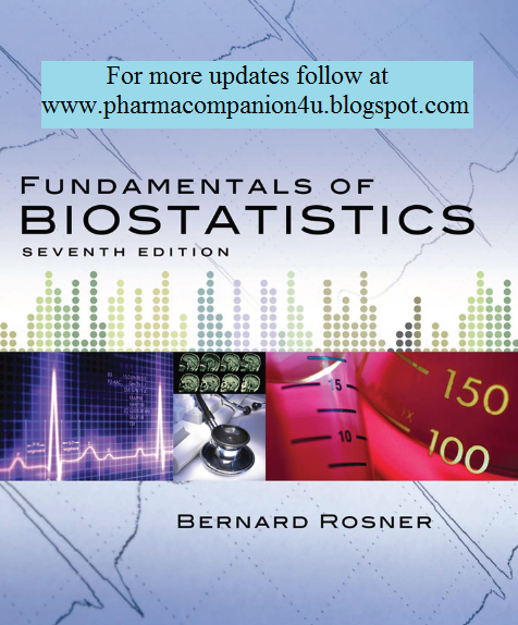 PHARMACOMPANION: TEXTBOOK OF FUNDAMENTALS OF BIOSTATISTICS BY BERNARD ...