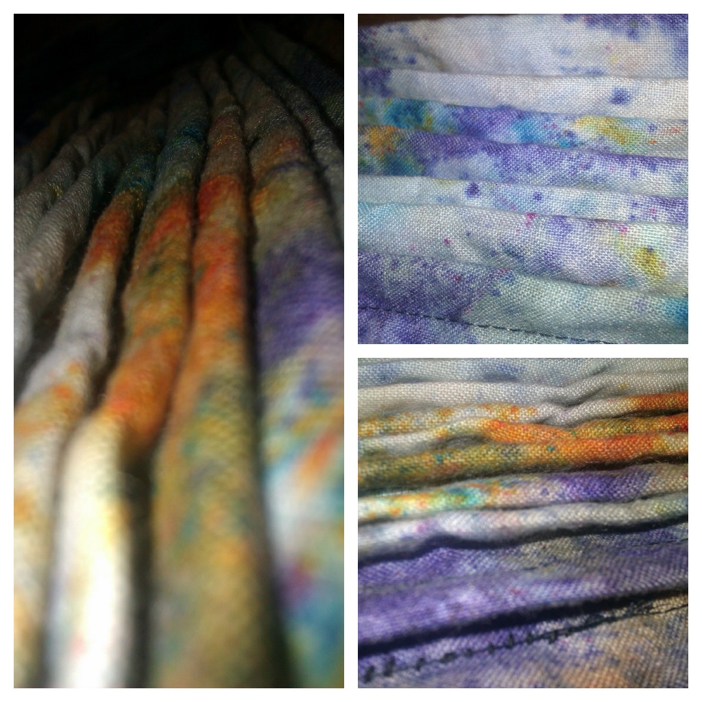 Princess Seam: Pleated Space Dye