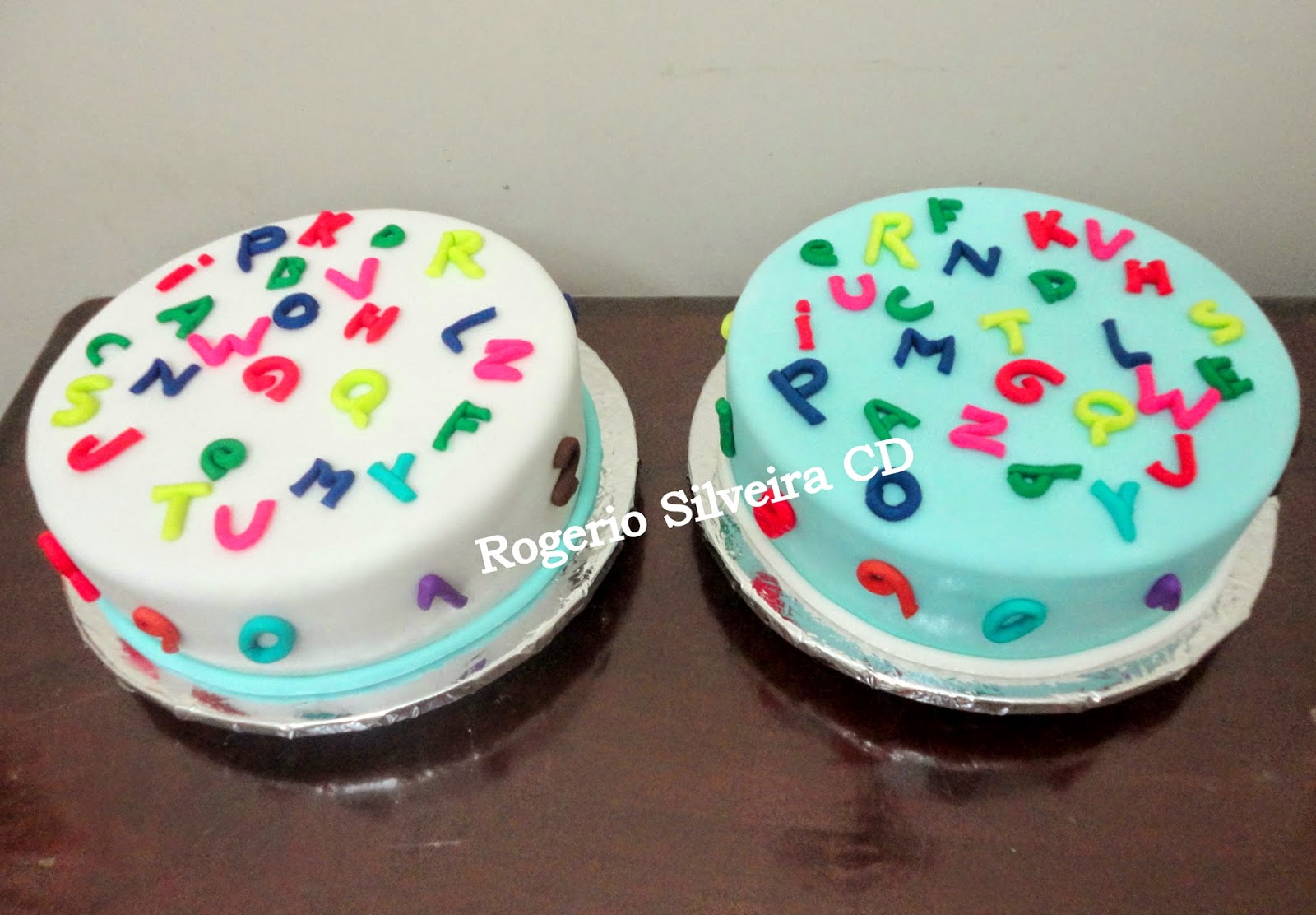 Rogerio Cake Designer: Bolo das Letras e Números