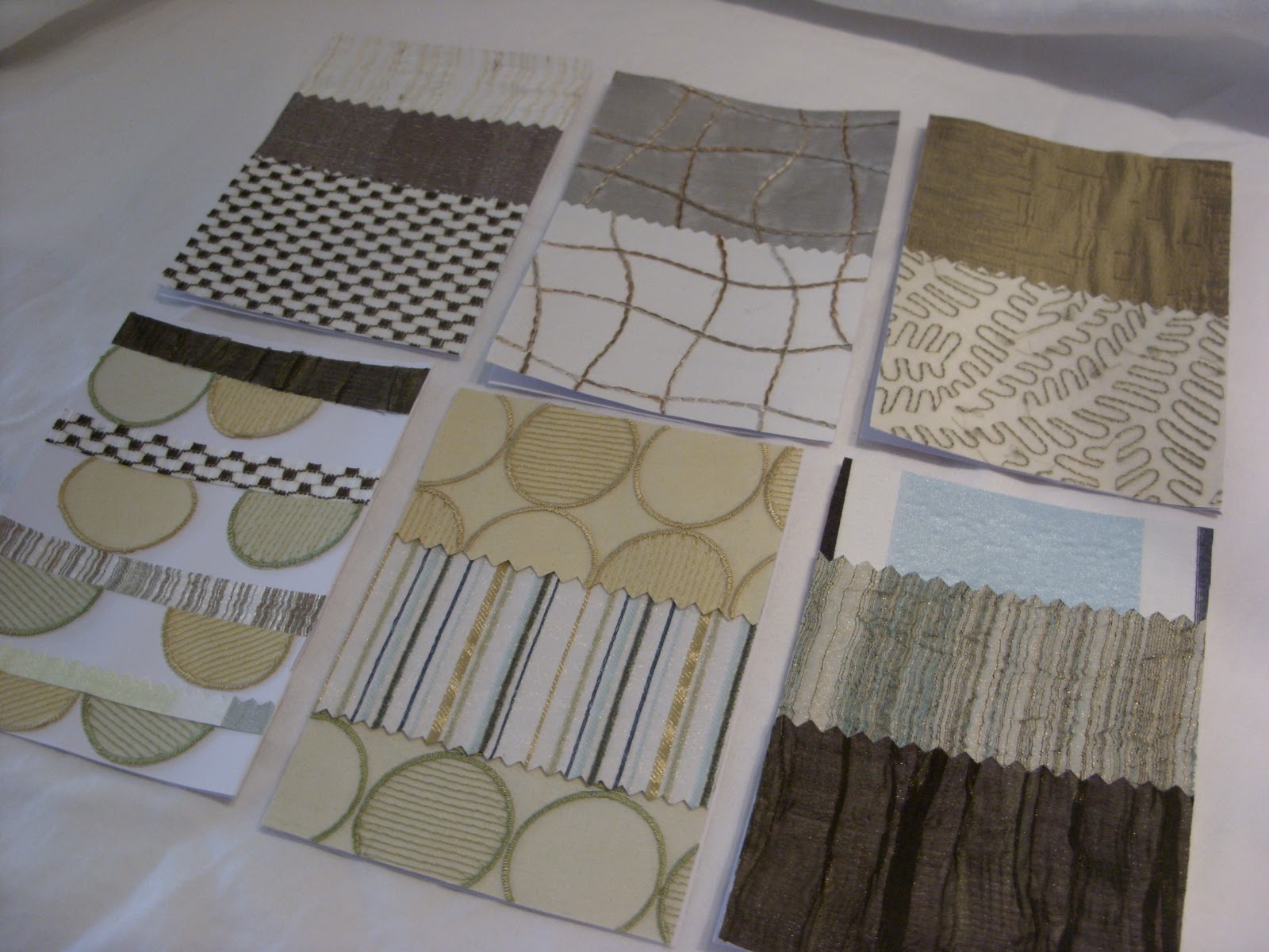 RoCa and Company: Drapery Fabric Note Card Tutorial