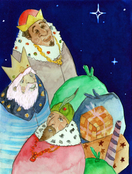 Pinzellades al món: Els tres Reis Mags, il·lustracions / Los tres Reyes ...