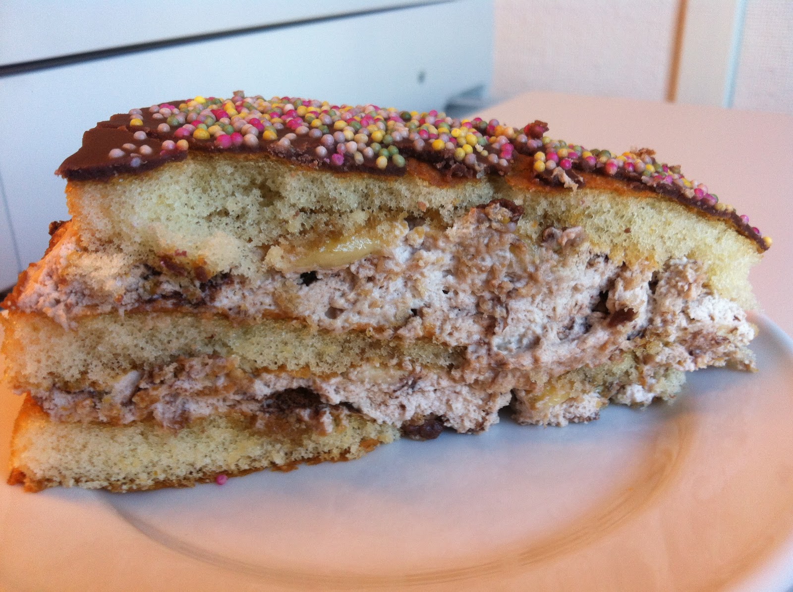 Evas Køkken: Rutebil lagkage med banan