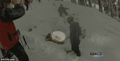 PICTURE BUGS: Skier Trapped Upside Down 30 Minutes