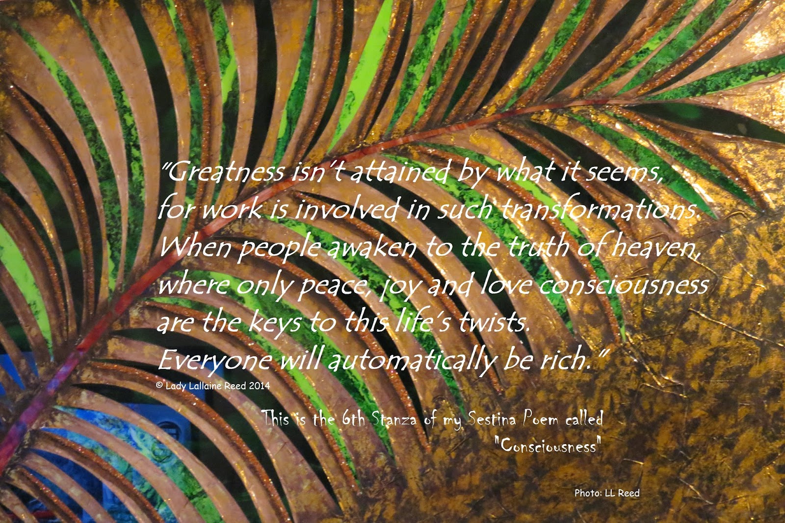 Lady Lallaine Reed's Positive