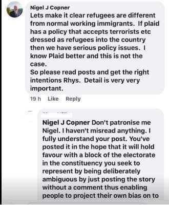 All too Human : Making plans for Nigel.J Copner...and Jac and `Wimmin ...