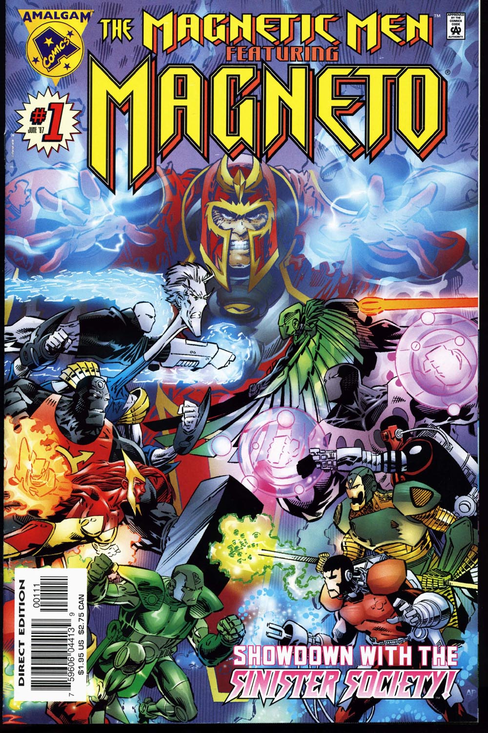 NOT BLOG X: THE MAGNETIC MEN FEATURING MAGNETO #1 - June 1997