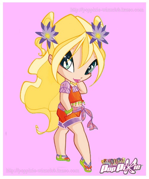 PopPixie & Winx Club: Pam tenue de plage ( 2 PNG )