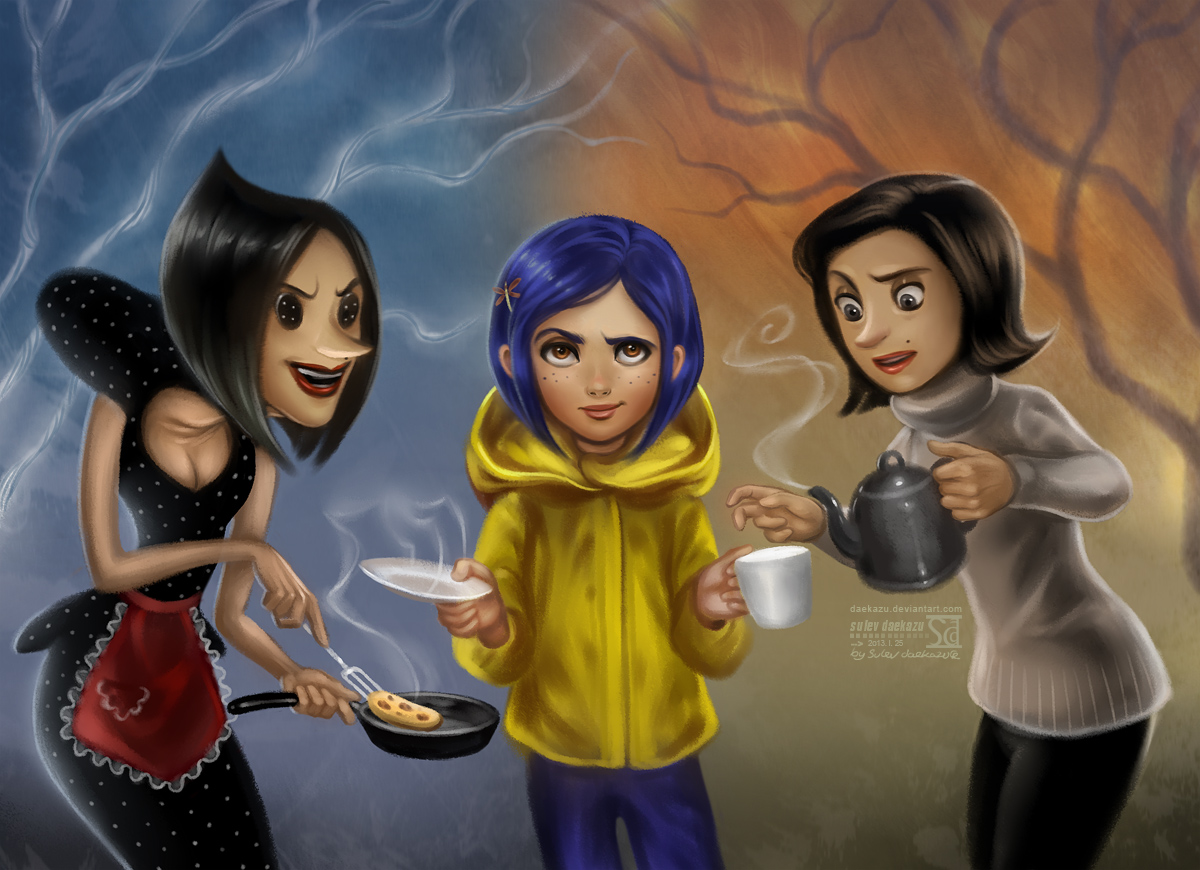 MUNDO LITERARIO: Reseña de Coraline Neil Gaiman Melani