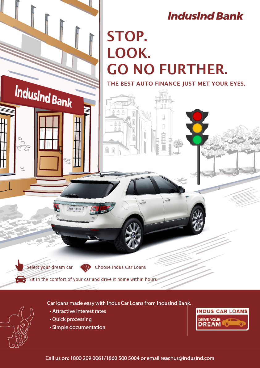 I'M A WRITER...: IndusInd Bank- Posters