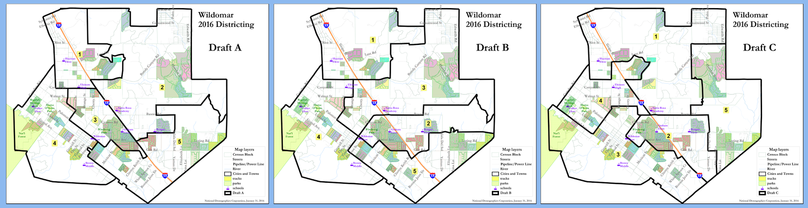 Wildomar Rap: • District Conversion Update 5: Draft Maps