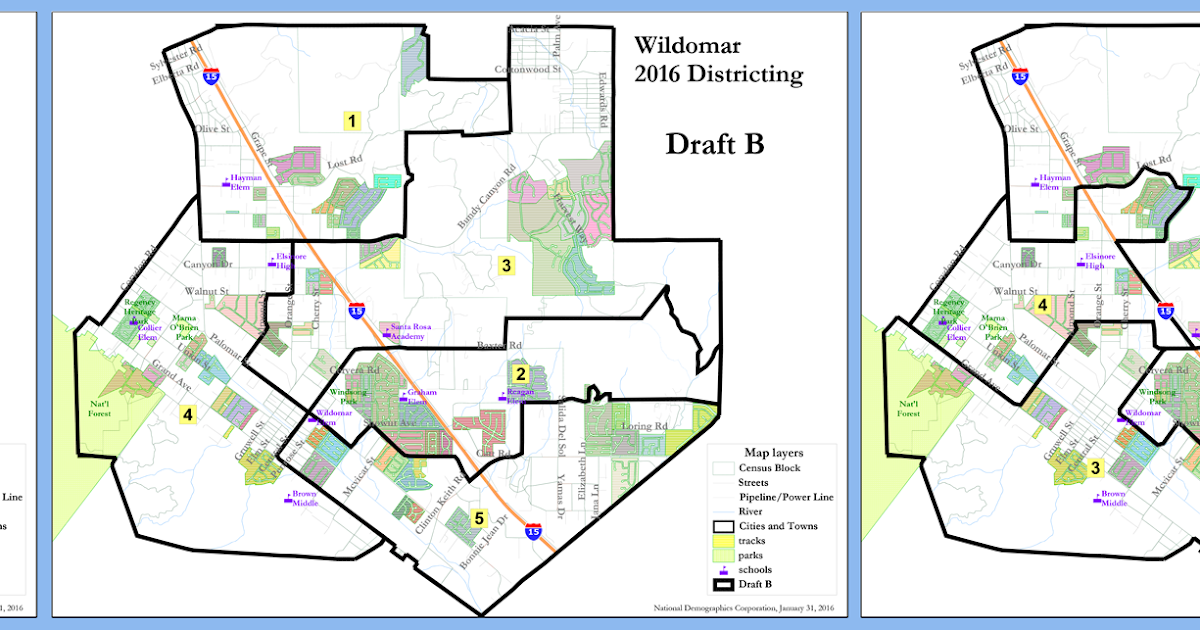 Wildomar Rap: • District Conversion Update 5: Draft Maps