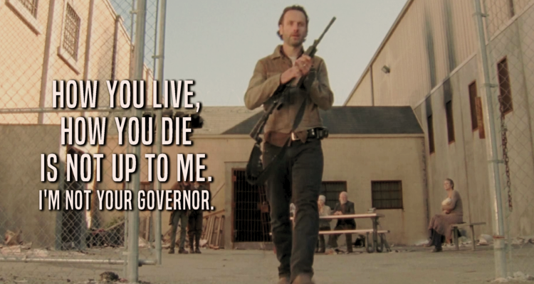 Oh So Geeky: 15 Killer Quotes by The Walking Dead's Rick Grimes