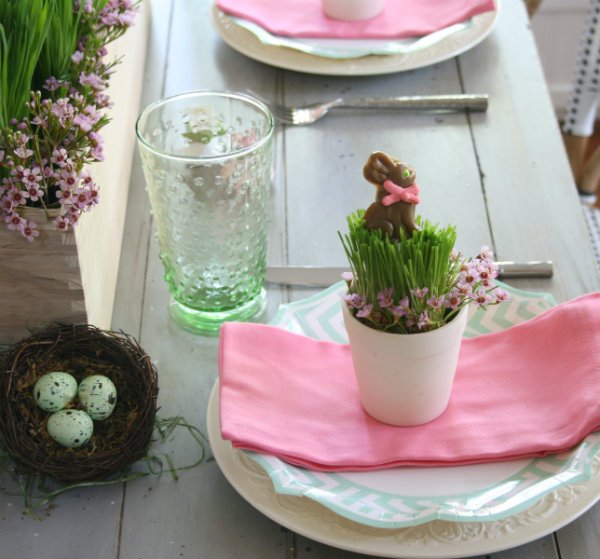 ciao! newport beach: adorable easter place setting
