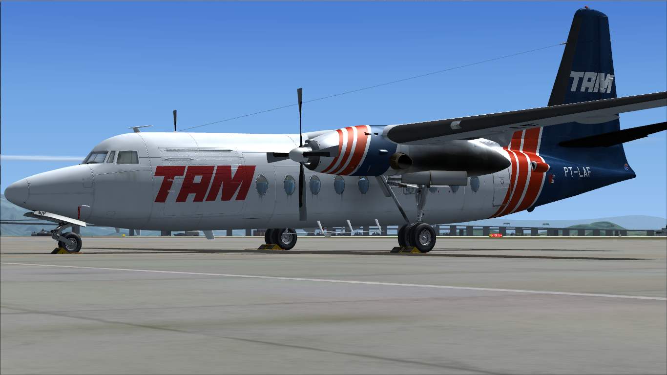 Texturas Brasileiras: TAM Linhas Aéreas Fokker F27-200 PT-LAF