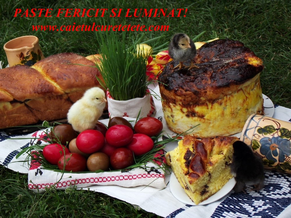 PASTE FERICIT SI LUMINAT! - CAIETUL CU RETETE