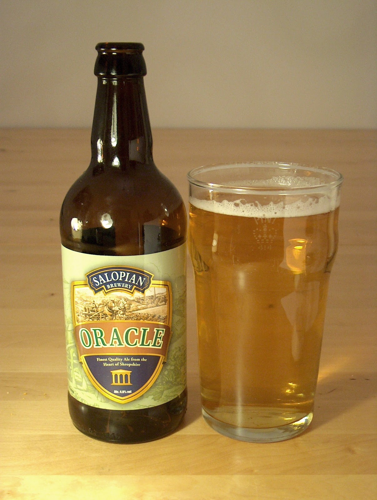 The Bottled Beer Year: Day 151, Beer 151 - Salopian's "Oracle"