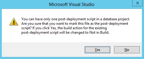 David Klein's Corner: SQL Server Database Projects and Visual Studio ...