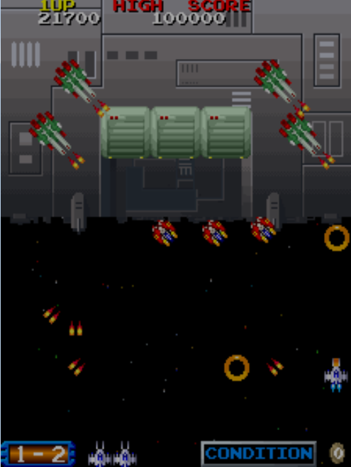 Uma ocorrência fora do comum é que na área 03, os shapes são ampliados!