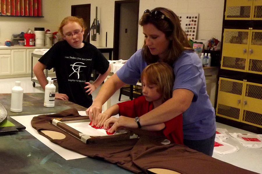 Faith, Hope and Art: Screenprinting with kids. It's not as scary as you ...