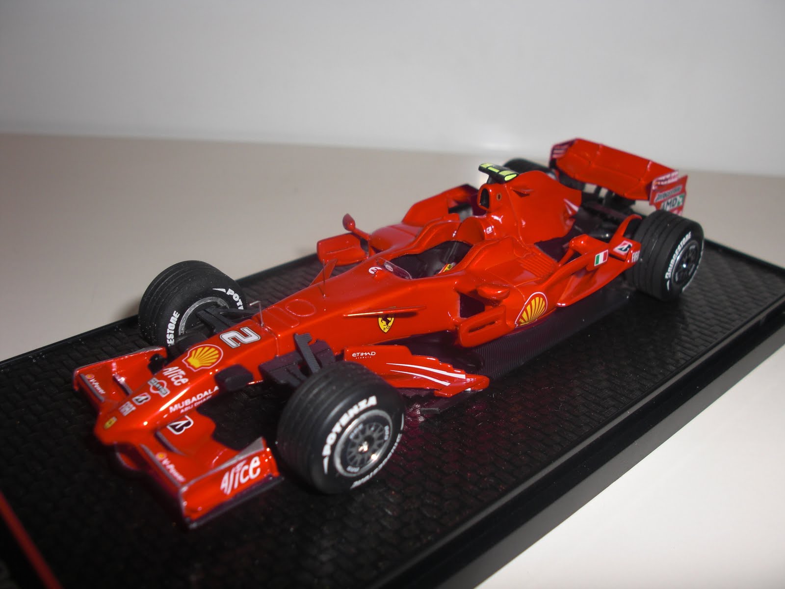 Conde Baracca: Ferrari F2008 GP Bahrain 2008 Winner Massa by BBR (031/250)