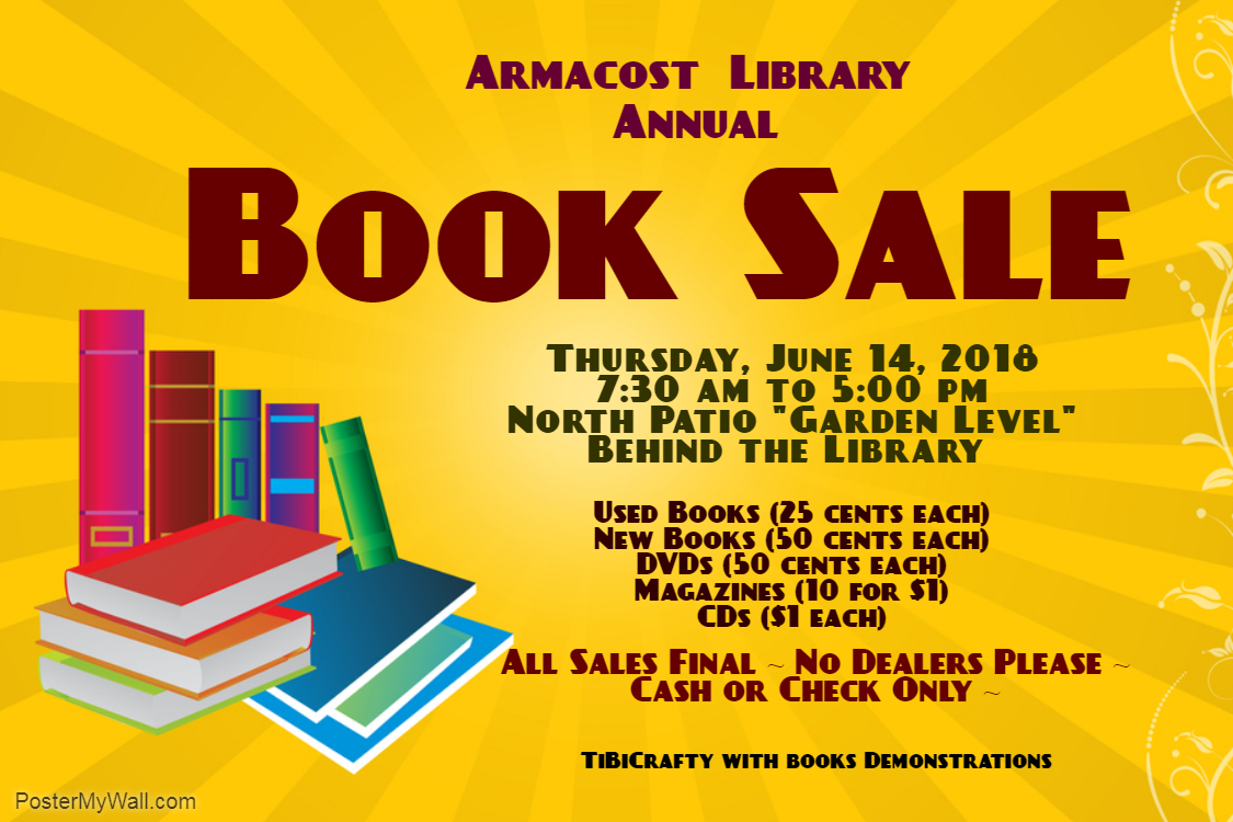 Armacost Library News: Annual Book Sale!