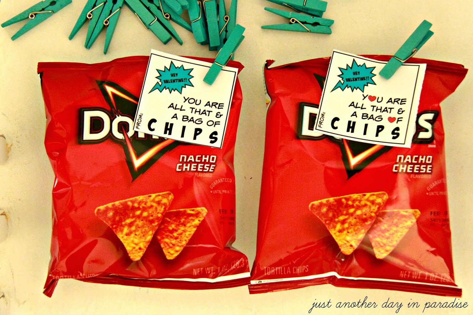 Larissa Another Day: All That and a Bag of Chips Classroom Valentines