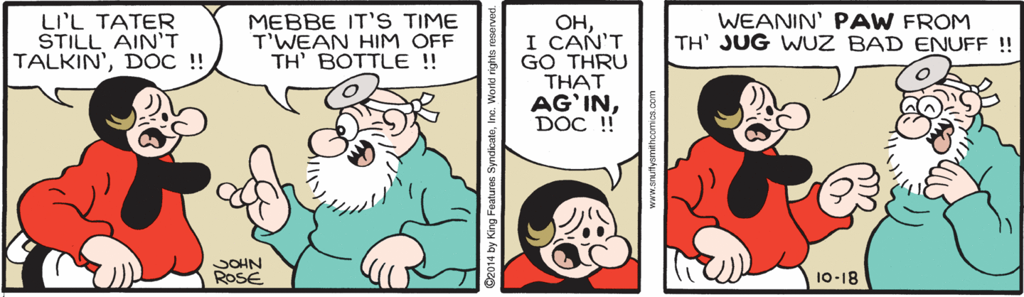 Bob Canada's BlogWorld: Why Do They Call Them Comics: Snuffy Smith