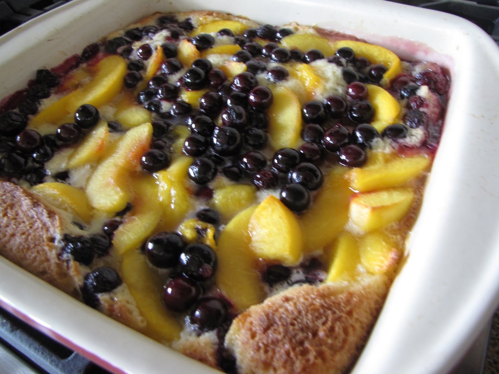 Recipe Rendezvous: Peach Blueberry Cobbler