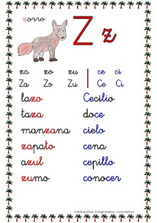 UNA VENTANA A MI CLASE: FICHAS DE LECTURA DE LA C Y LA Z