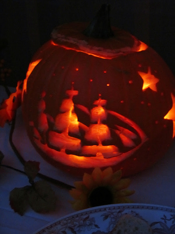 Pointless Paradise: Nautical Pumpkin Carving