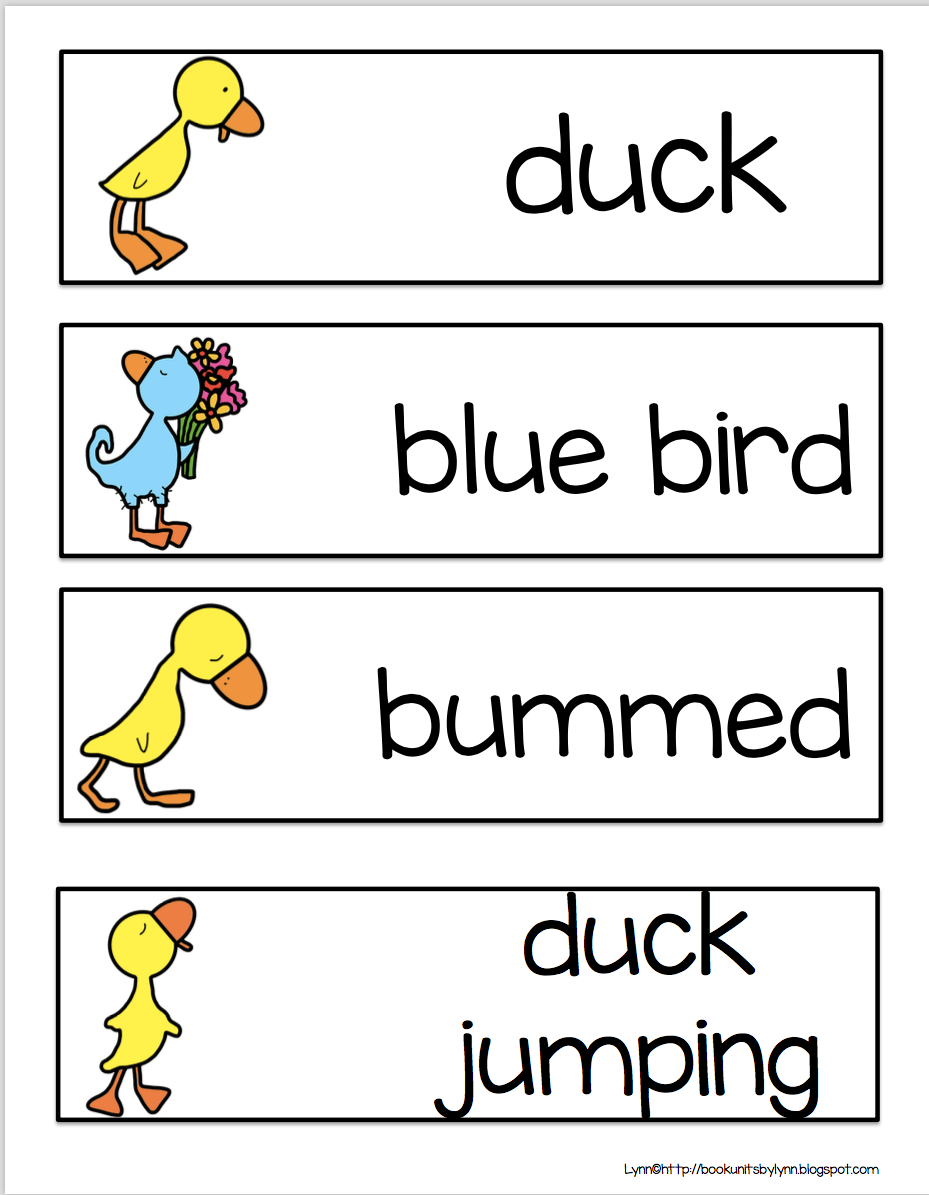 DUCK & GOOSE. BOOK UNIT ~ Book Units by Lynn